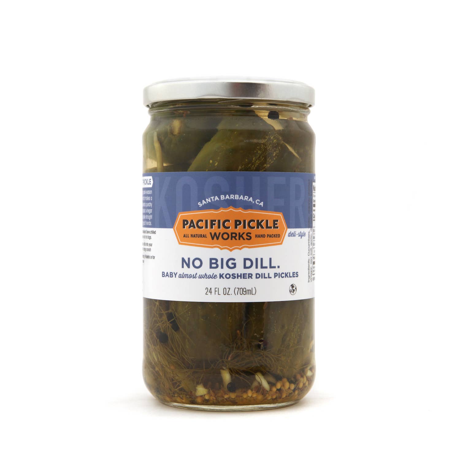 Pacific Pickle Works - No Big Dill. Kosher Baby Dill Pickles | Shea cheese