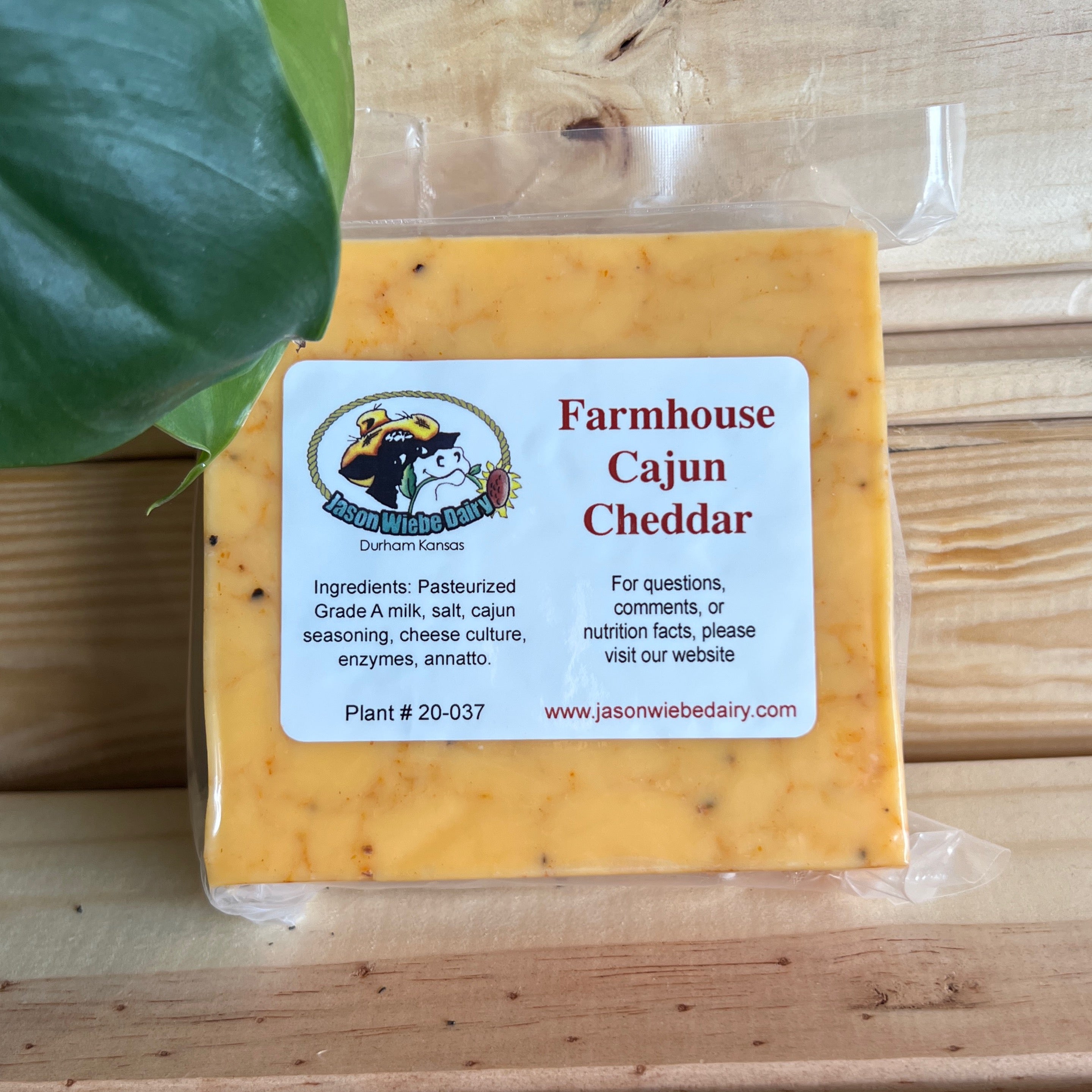Jason Wiebe Dairy -Farmhouse Cajun Cheddar | Shea cheese