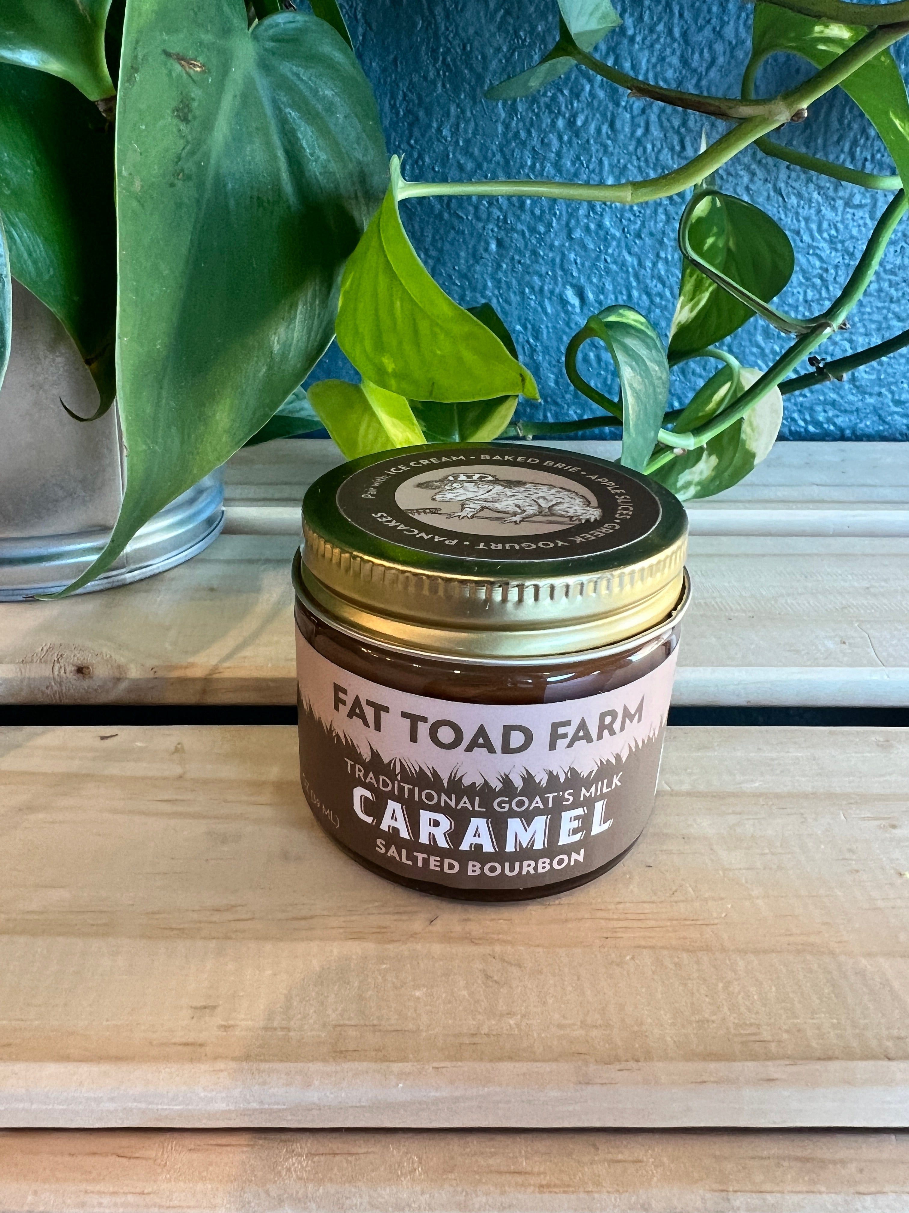 Fat Toad Farm - Salted Bourbon Goat Caramel | Shea cheese