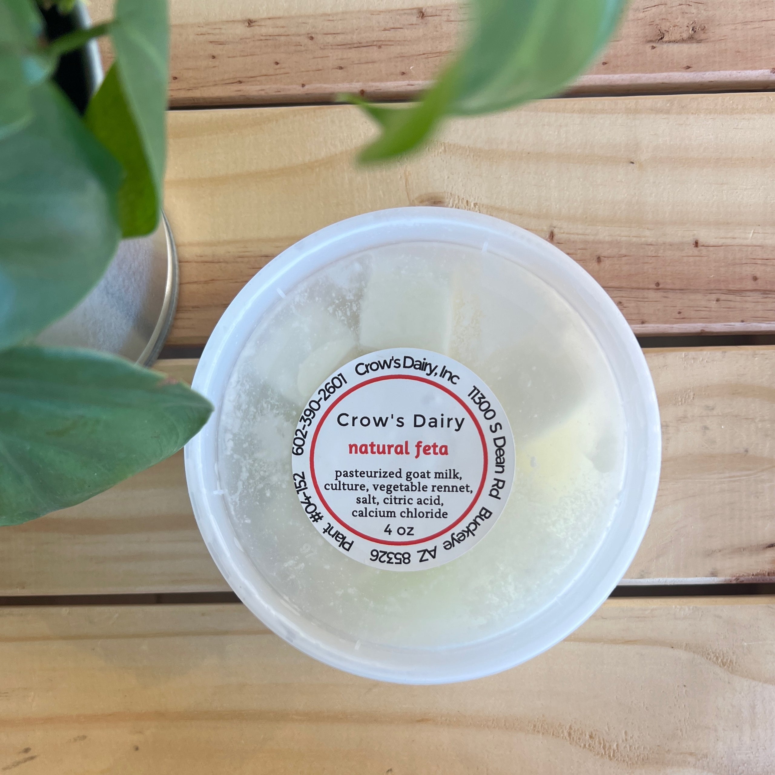 Crow Dairy - Natural Feta | Shea cheese