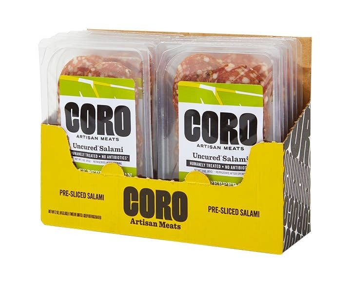 Coro Foods - Sliced Pack Uncured Black Peppercorn | Shea cheese